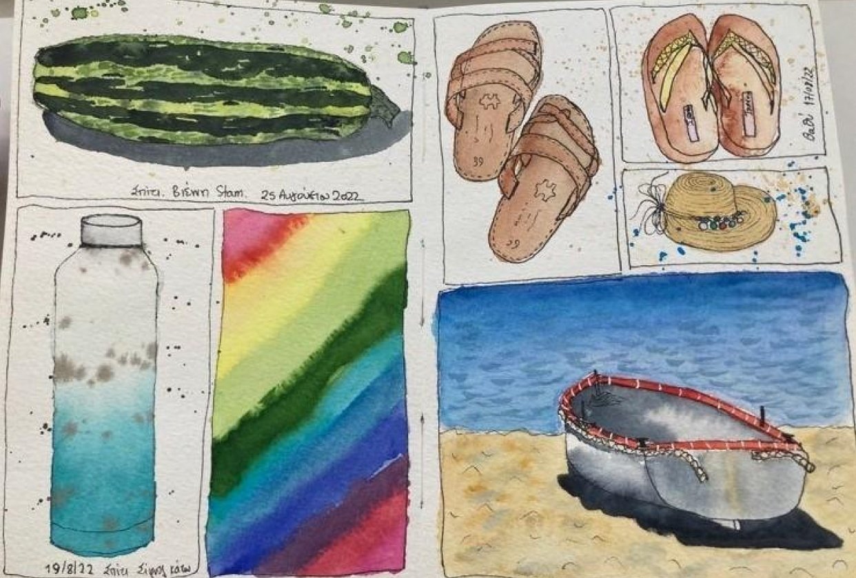 Updated! Summer vacation - My thumbnails and my corner at home ...