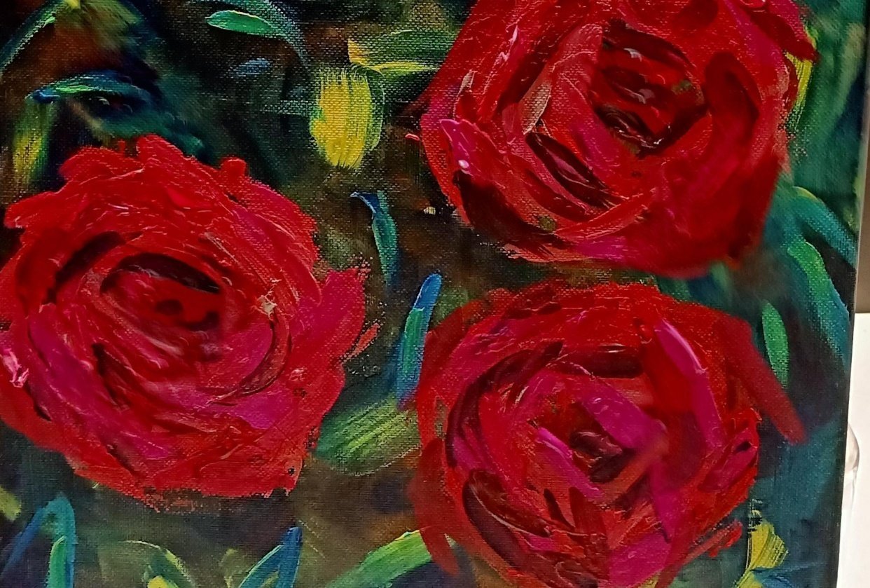 Loose red roses | Skillshare Student Project