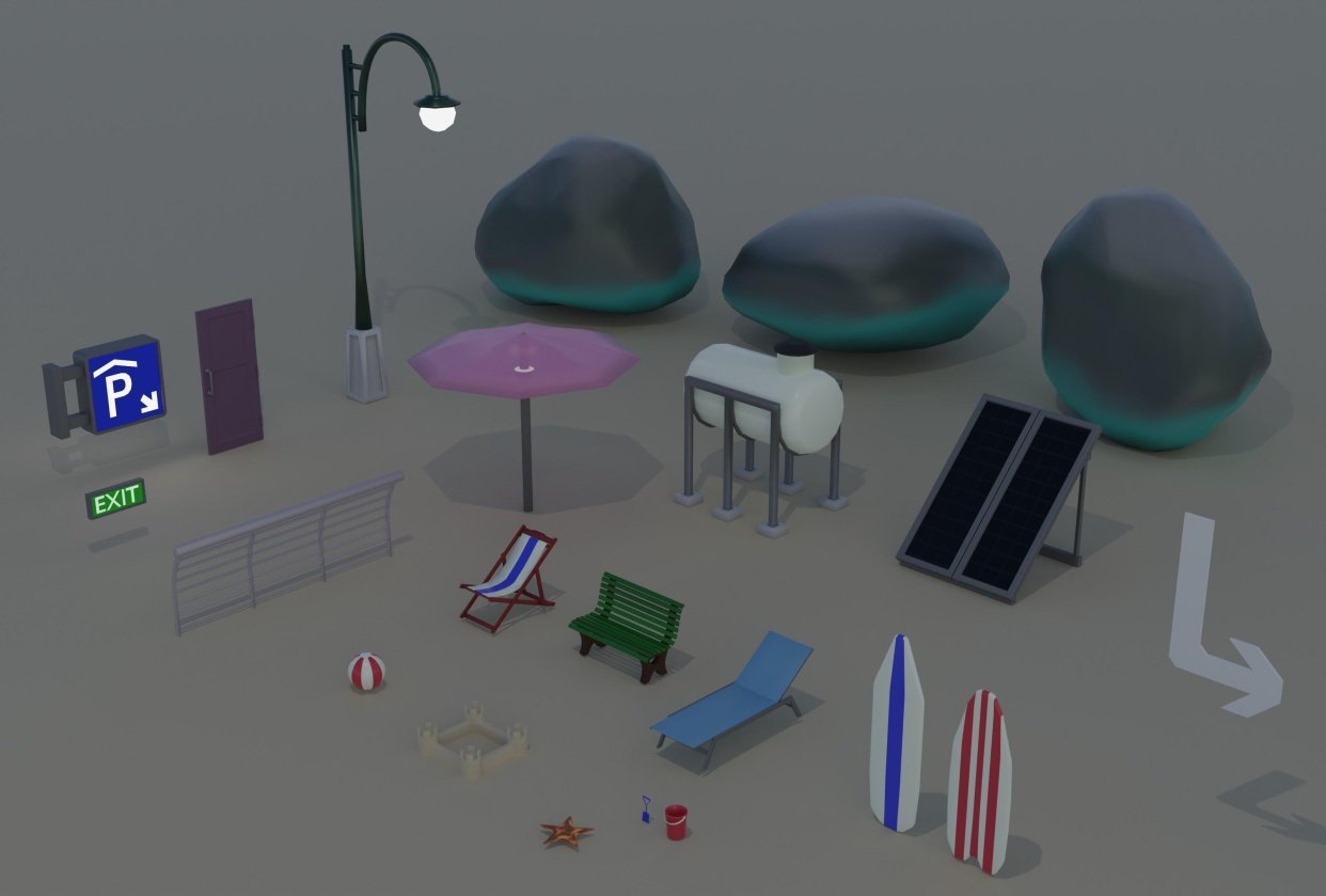 First set of items complete | Skillshare Student Project