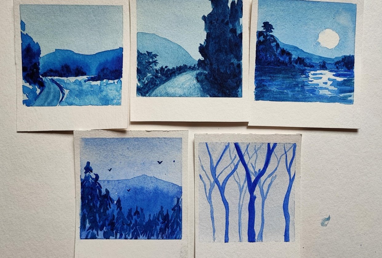 monochromatic landscapes | Skillshare Student Project