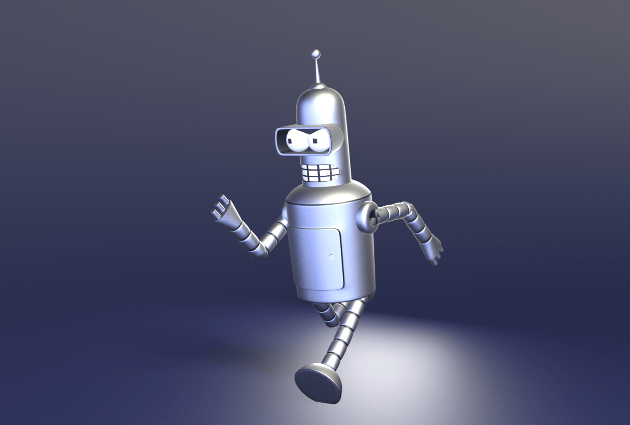 Bender just loves him some beer. | Skillshare Student Project