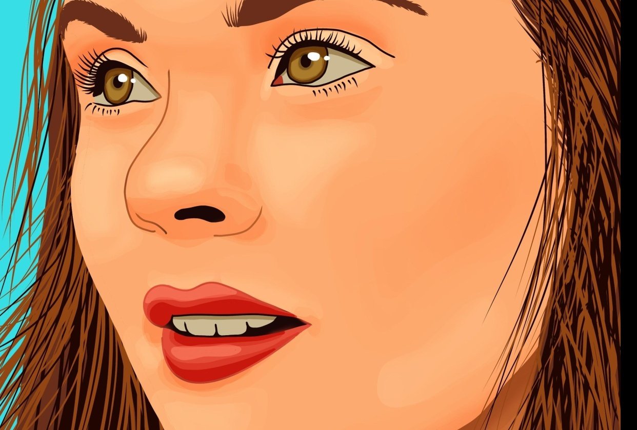 Vector Portrait with Flo | Skillshare Student Project