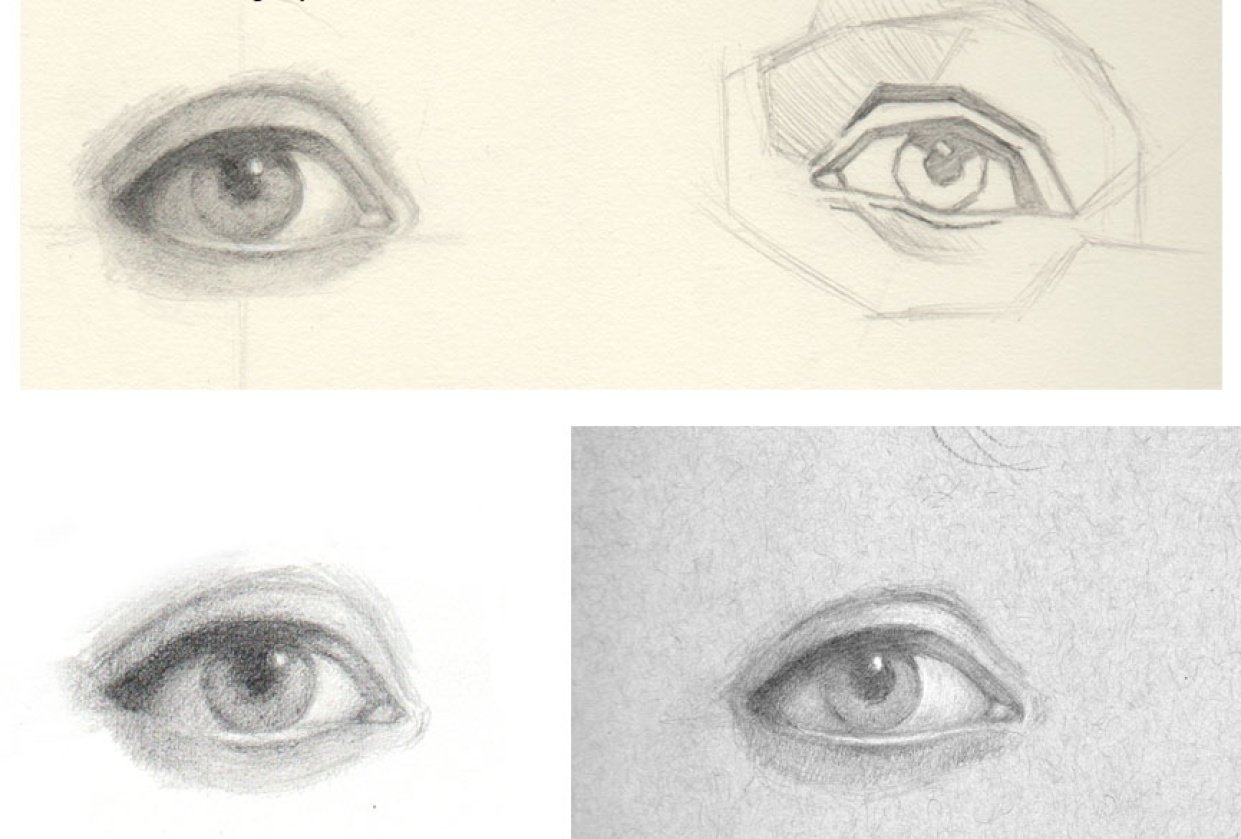 Drawing Eye Practice from Mark Hill Class | Skillshare Student Project