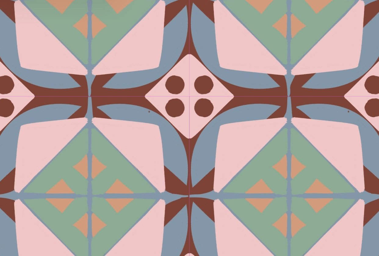 Semetric patterns in Procreate | Skillshare Student Project