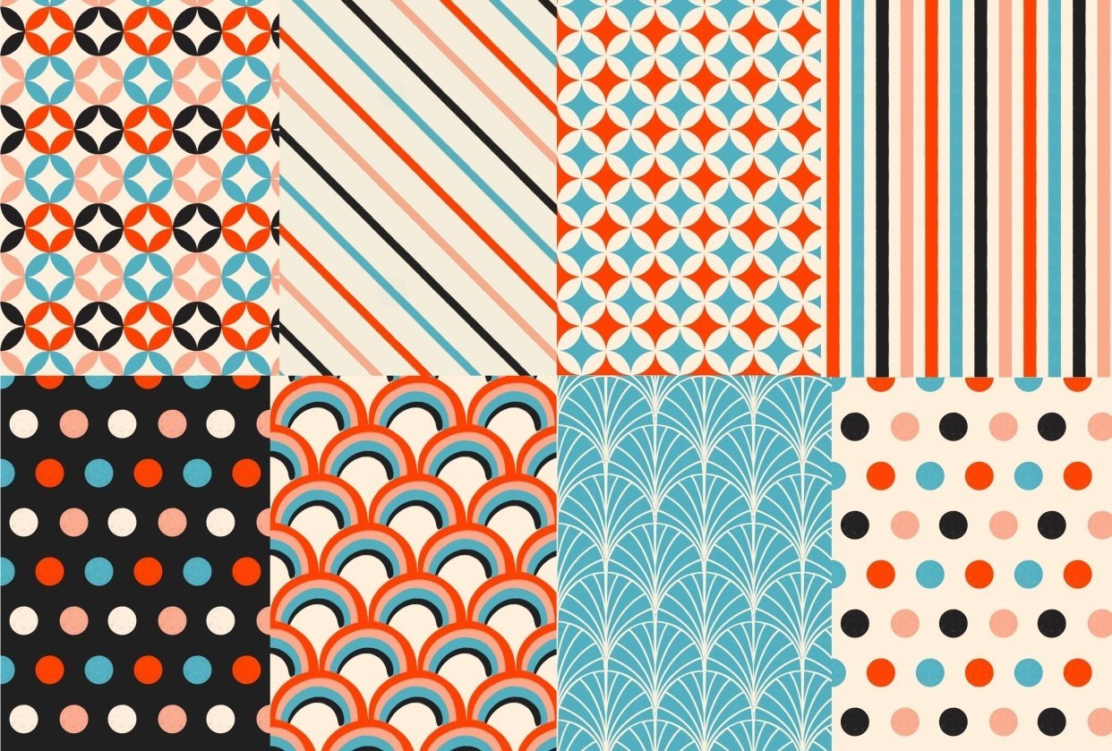 Retro Geometric Patterns | Skillshare Student Project