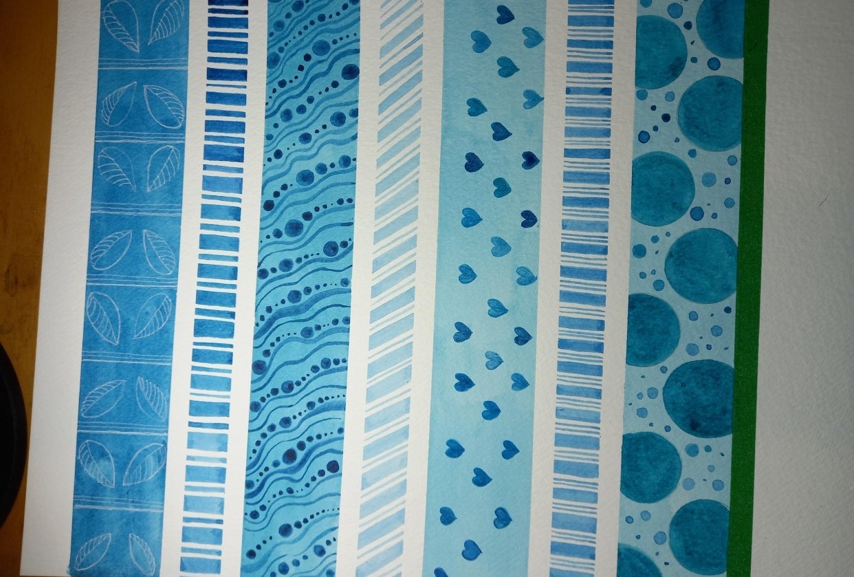Watercolor patterns | Skillshare Student Project