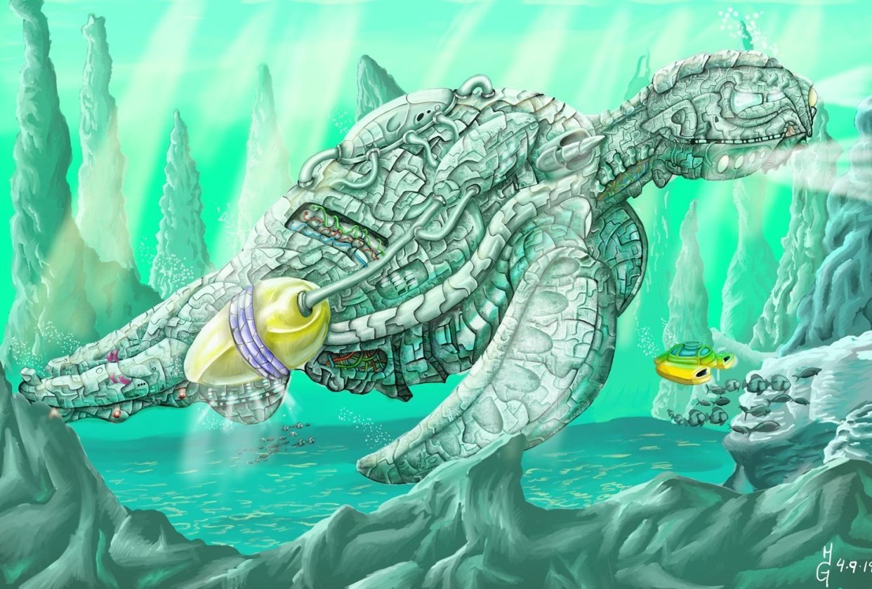 Sea Turtle Robot SWMY-02 | Skillshare Student Project