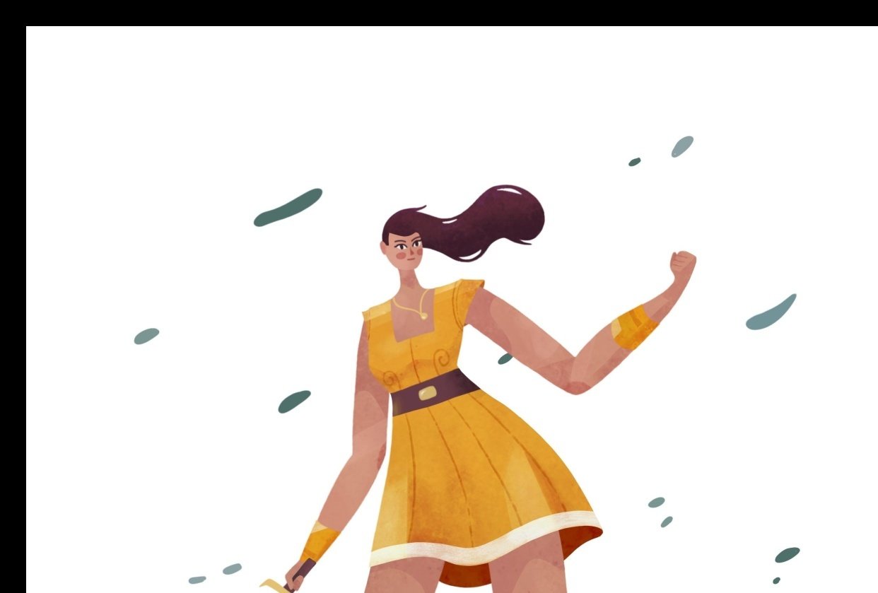 Lady with Sword - Skillshare Project | Skillshare Student Project