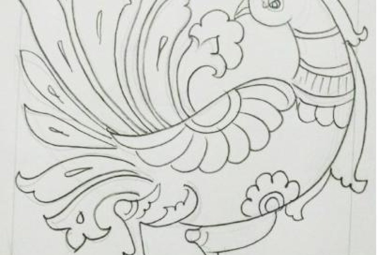 Tanjore painting | Skillshare Student Project