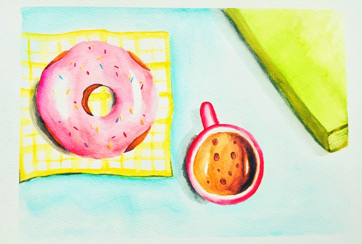 First time play with my watercolor marker | Skillshare Student Project