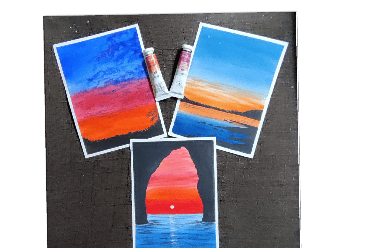 Sunset & Silhouette Challenge with Z | Skillshare Student Project
