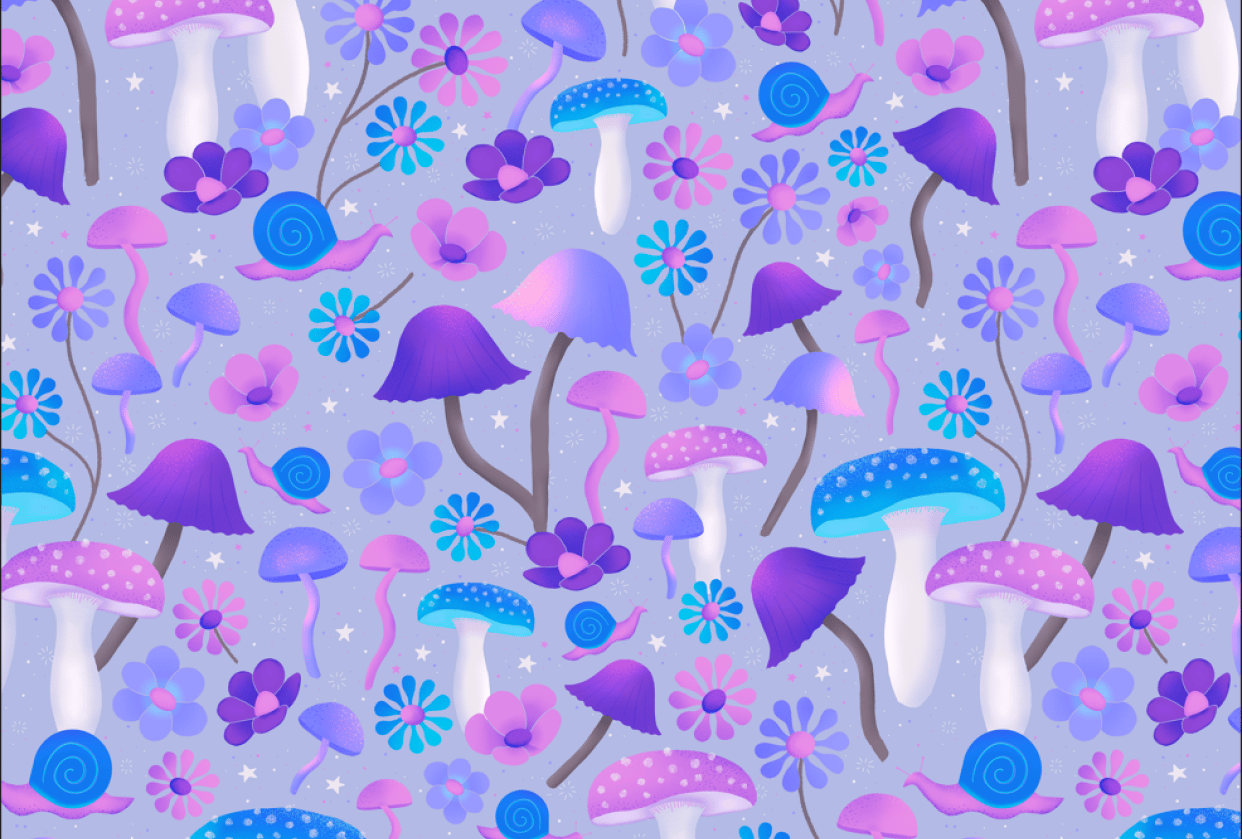 Mushroom Patterns | Skillshare Student Project
