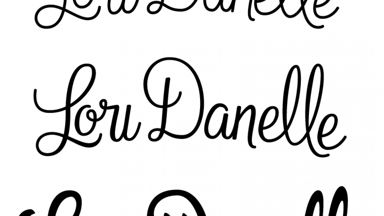 Lori Danelle – Logo redesign | Skillshare Student Project