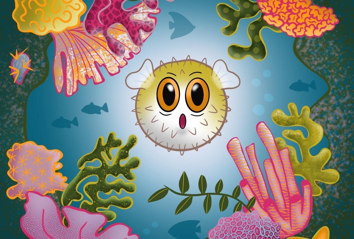 Scared little puffer | Skillshare Student Project