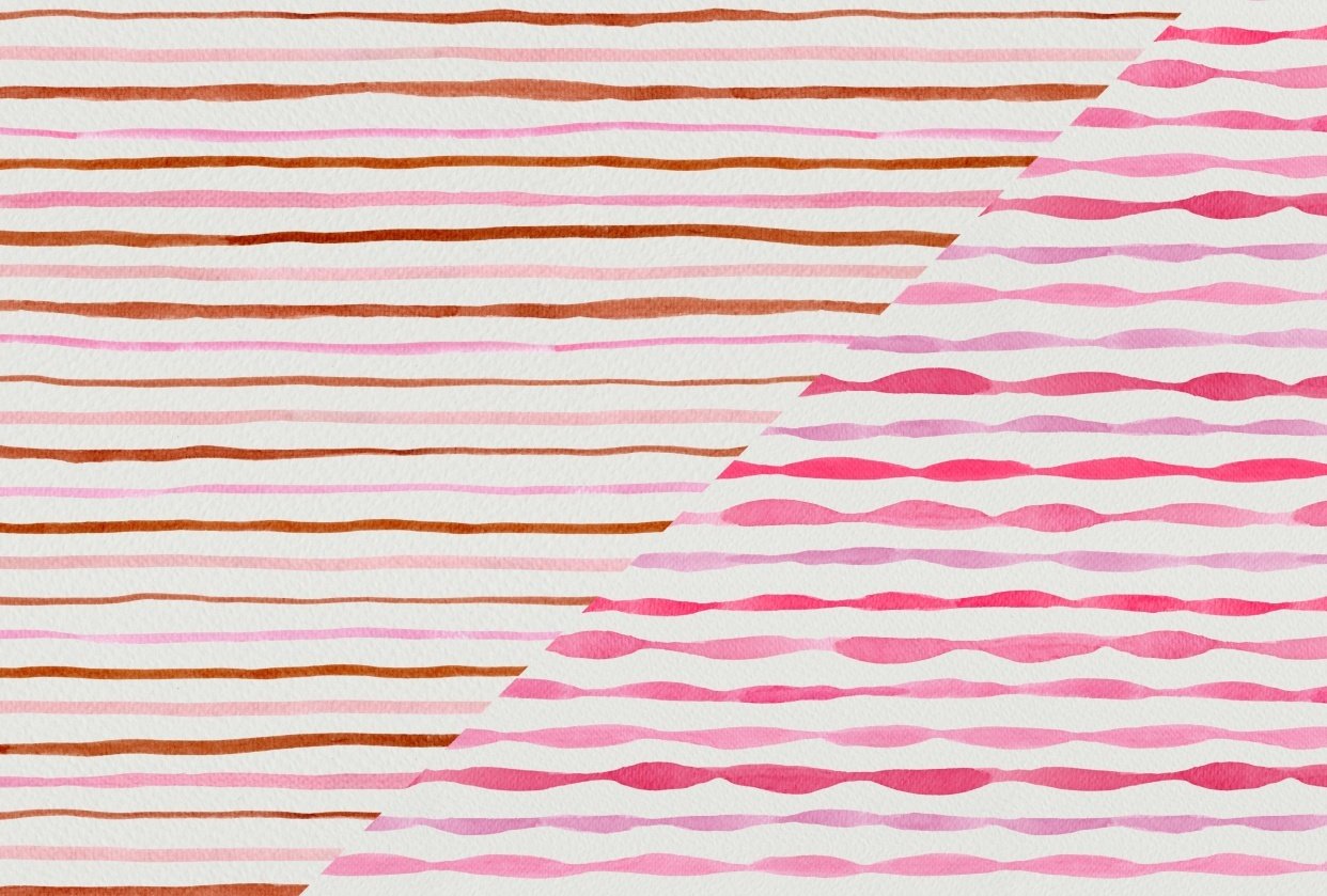 Watercolour Stripes | Skillshare Student Project