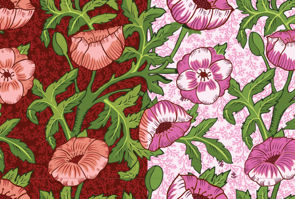 Trailing poppy design | Skillshare Student Project