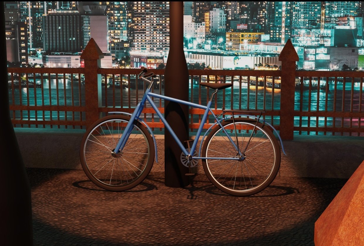 Bicycle Scene | Skillshare Student Project