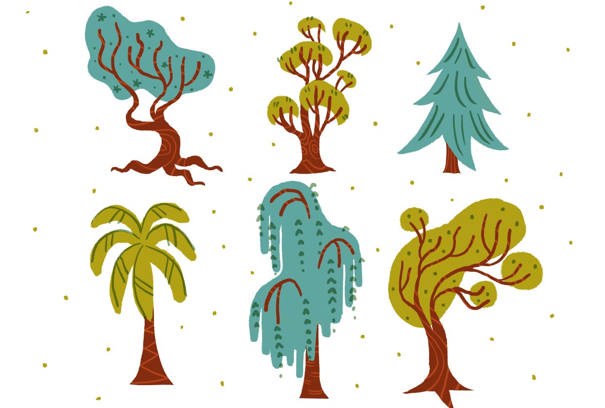 Stylised Trees | Skillshare Student Project