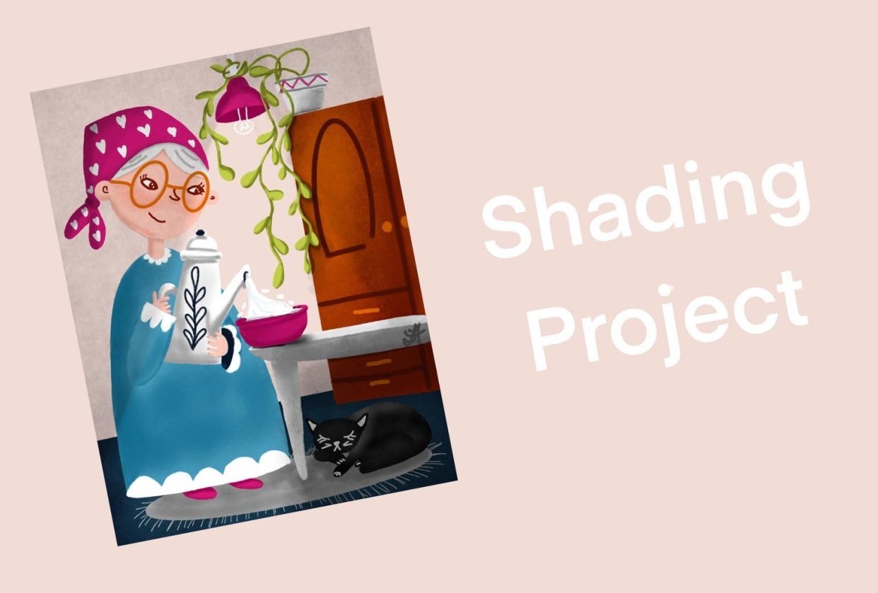 Grandma Shading Project | Skillshare Student Project