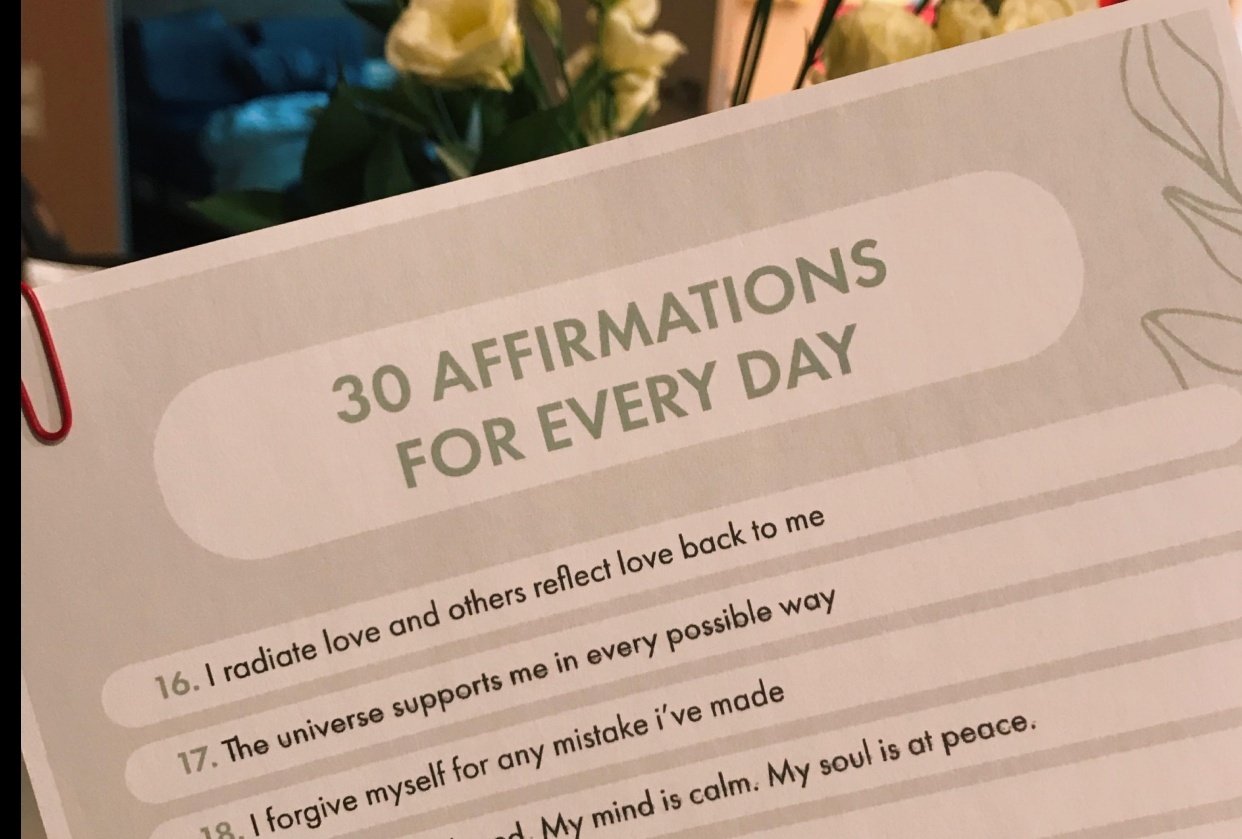30 Days Of Affirmations | Skillshare Student Project