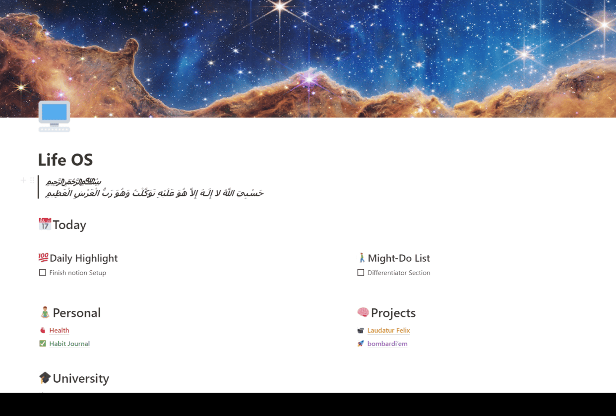Life OS (Beta) | Skillshare Student Project