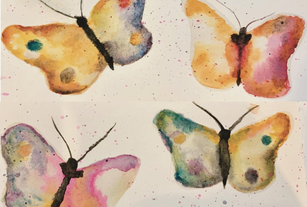 Simple butterflies | Skillshare Student Project