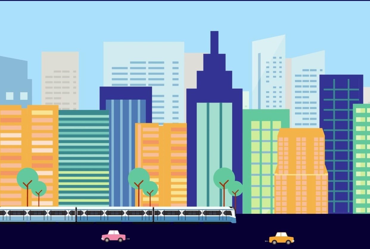 city animation using after effects | Skillshare Student Project