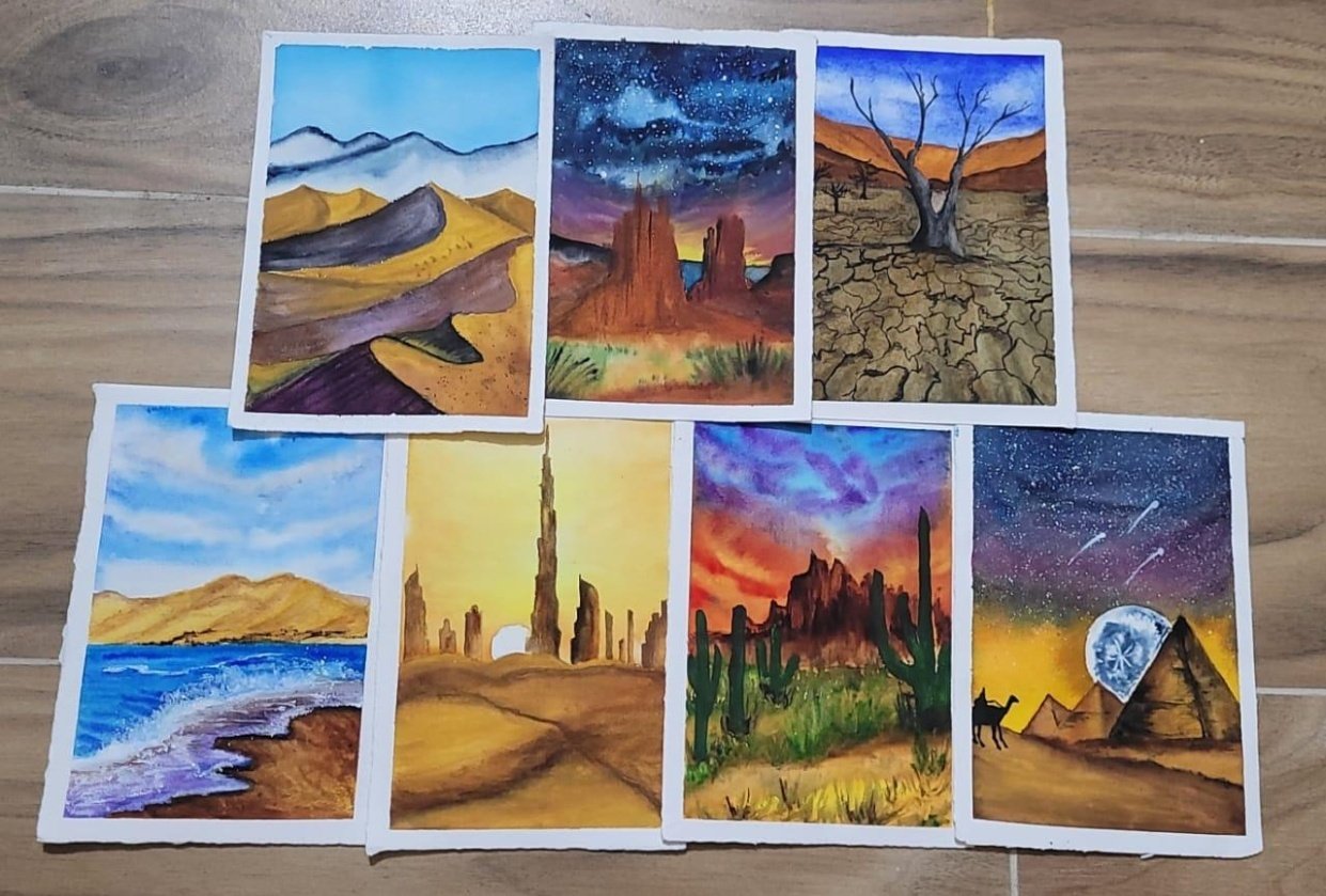 Desert scapes | Skillshare Student Project