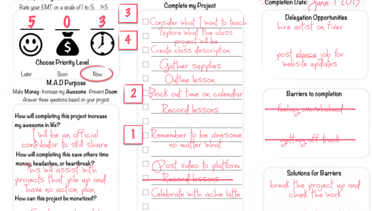 My Project Plan | Skillshare Student Project