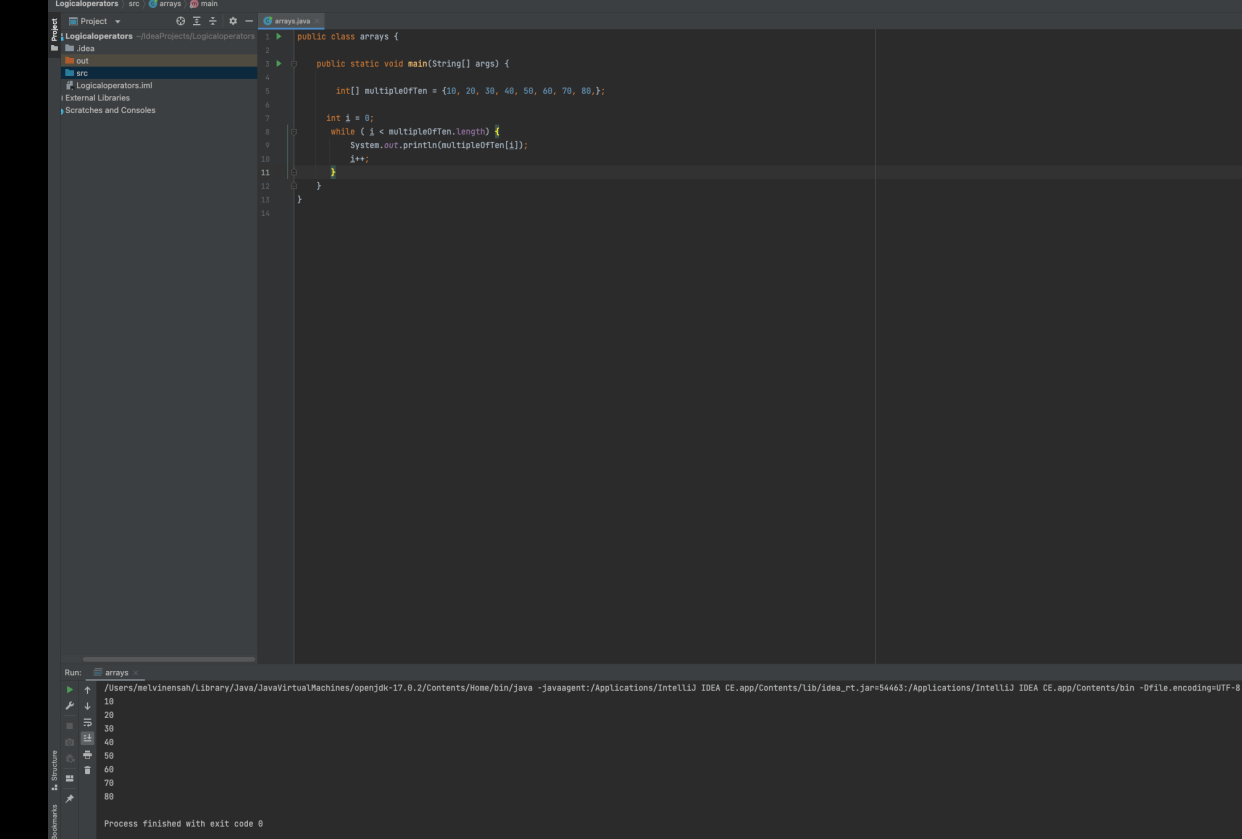 Arrays | Skillshare Student Project