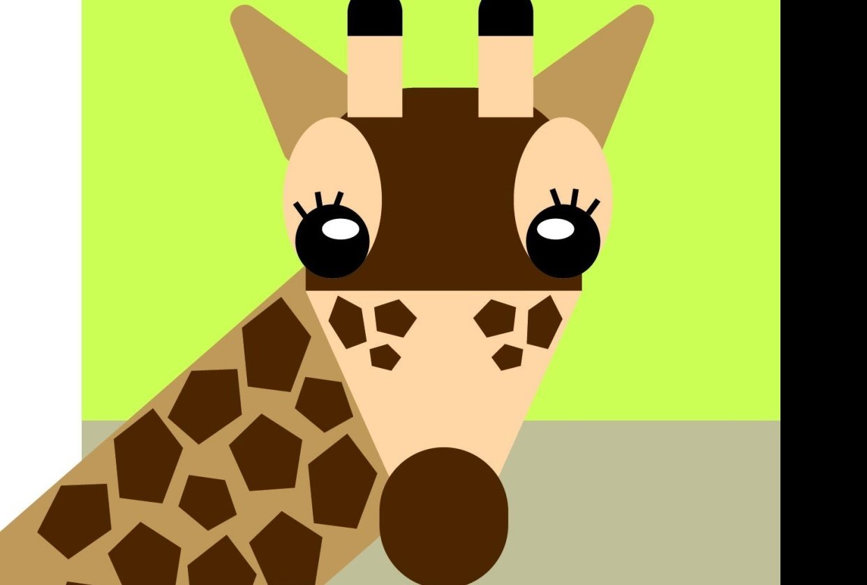 Giraffe with Shapes | Skillshare Student Project
