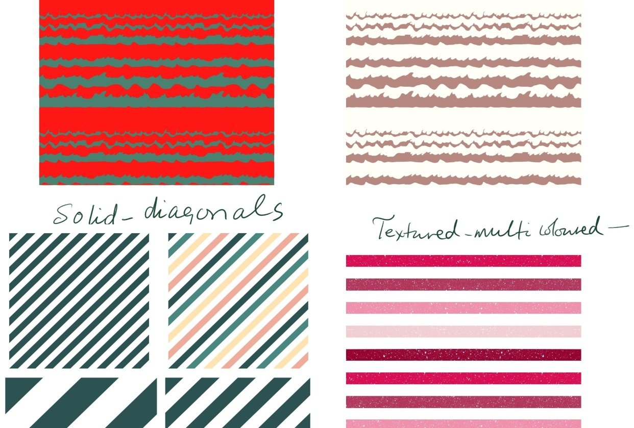 Stripe patterns | Skillshare Student Project