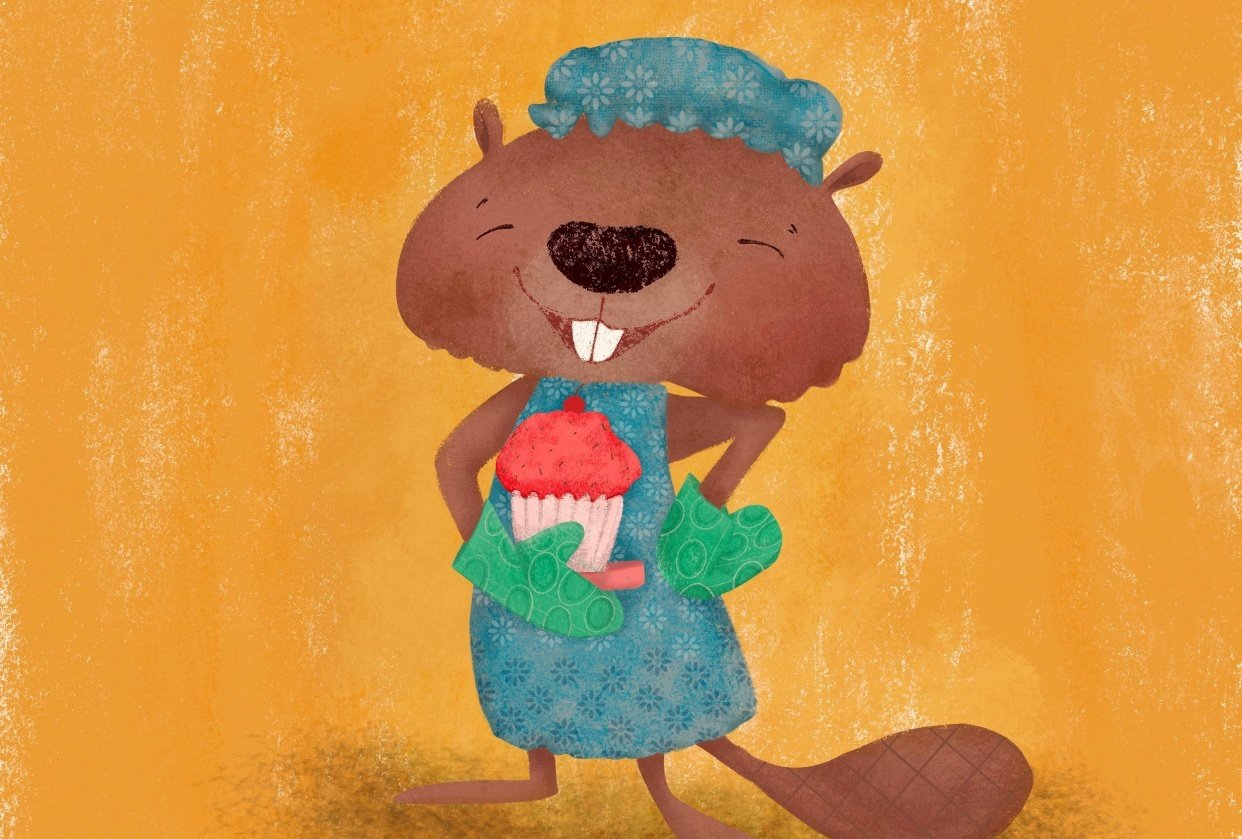 Miss Beaver’s cupcake | Skillshare Student Project
