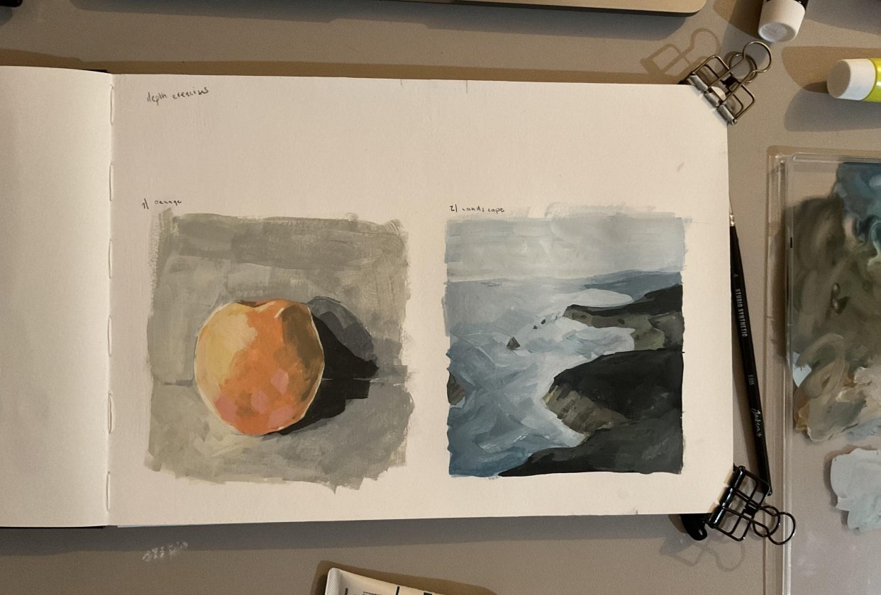 Learning the basics of acrylic | Skillshare Student Project