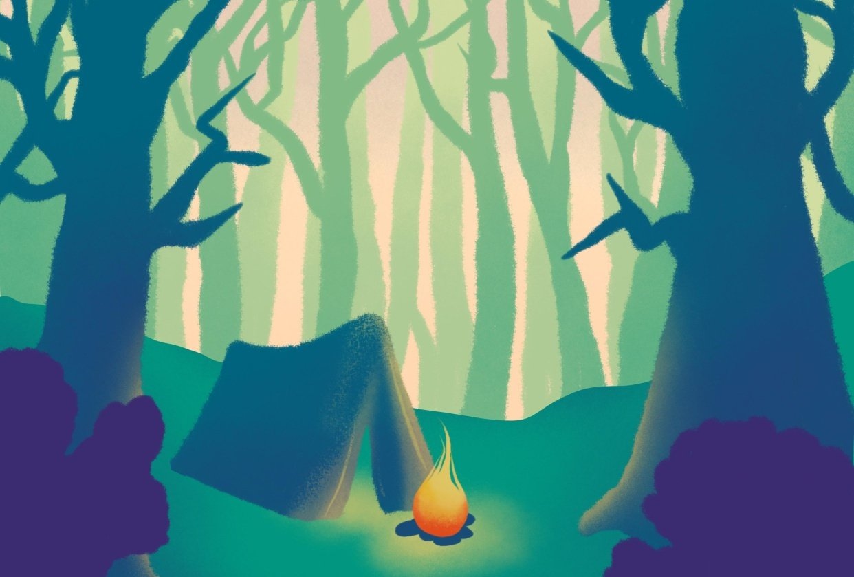 TheThumbprint: A Wooded Scene with Depth | Skillshare Student Project
