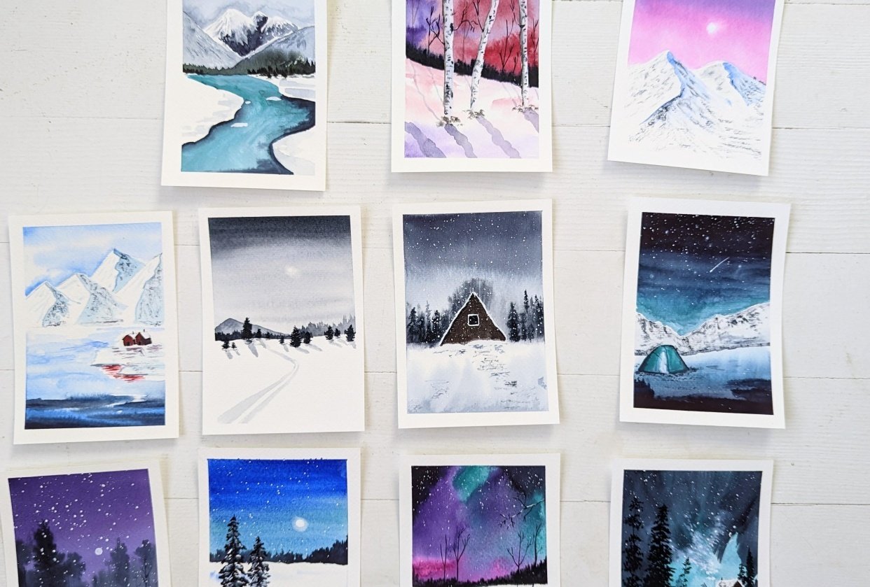 Snowy Landscapes | Skillshare Student Project