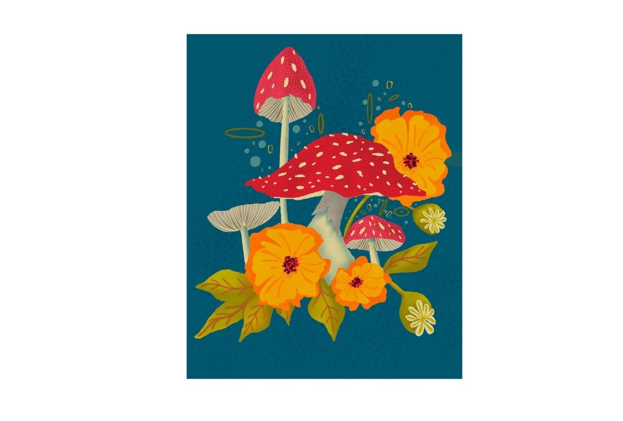 Mushroom illustration Procreate | Skillshare Student Project Mushroom illustration Procreate | Skillshare Student Project