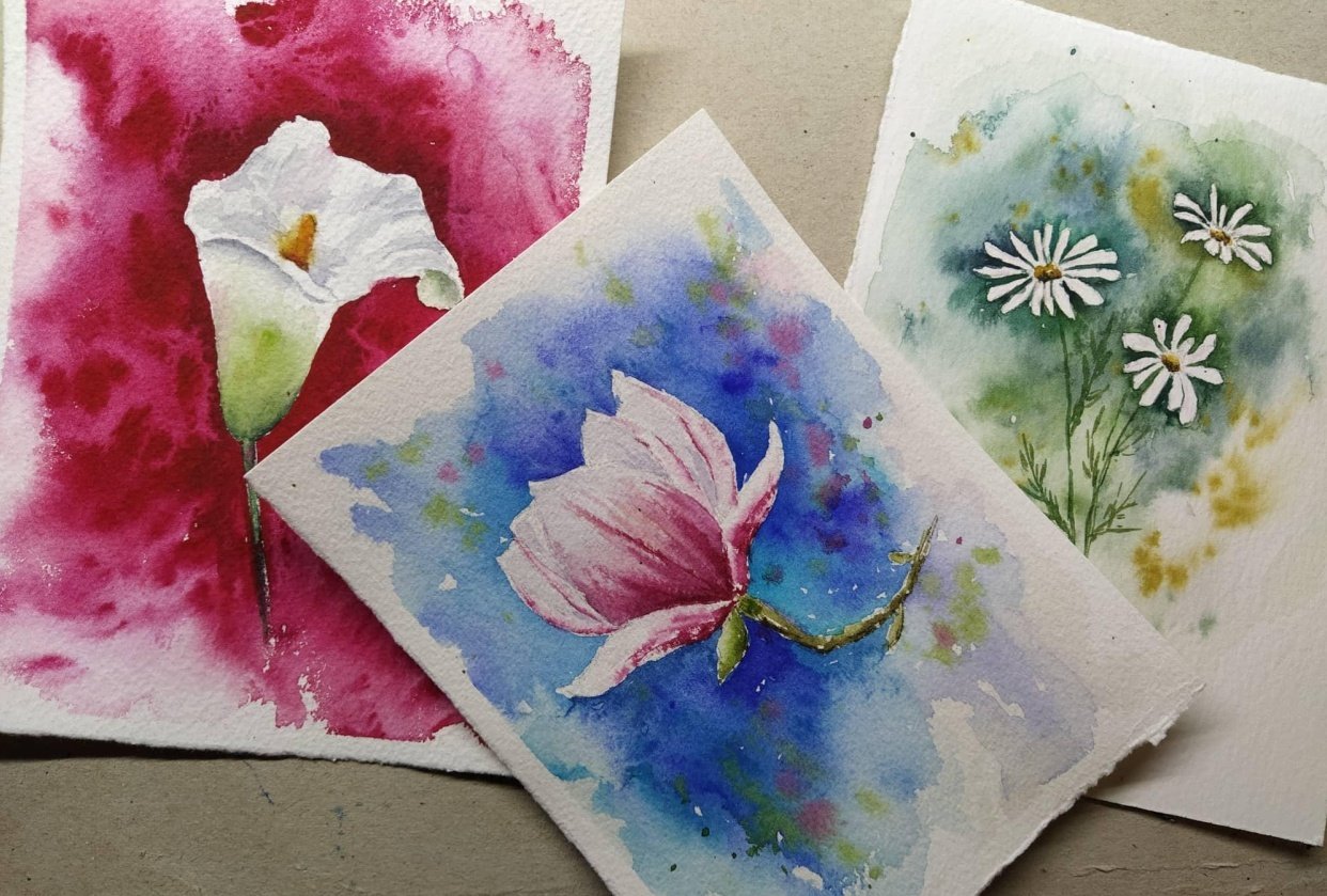 My Expressive Watercolor Flowers | Skillshare Student Project