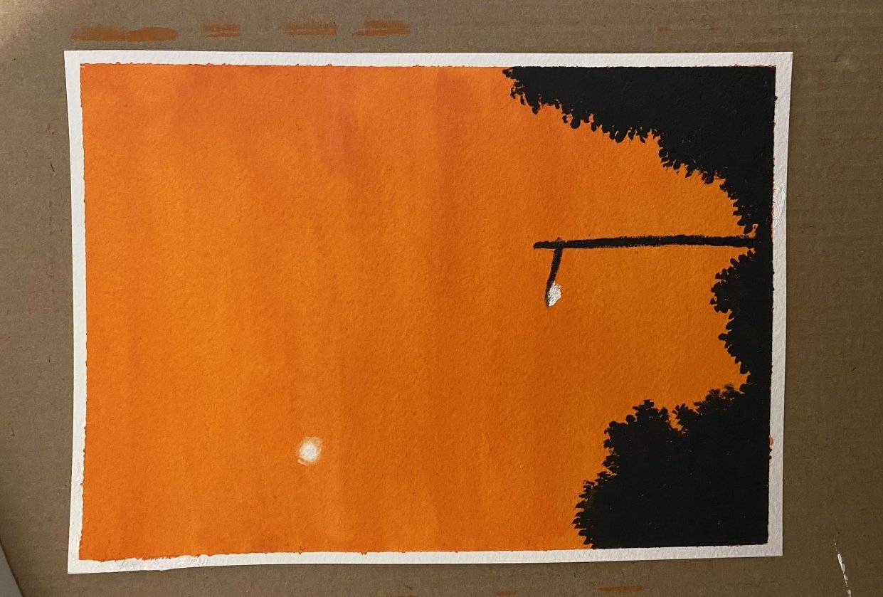 Orange Sunset | Skillshare Student Project