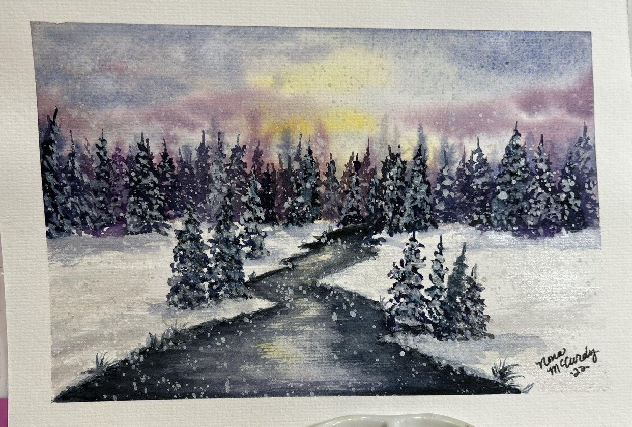Winter Wonderland landscape | Skillshare Student Project