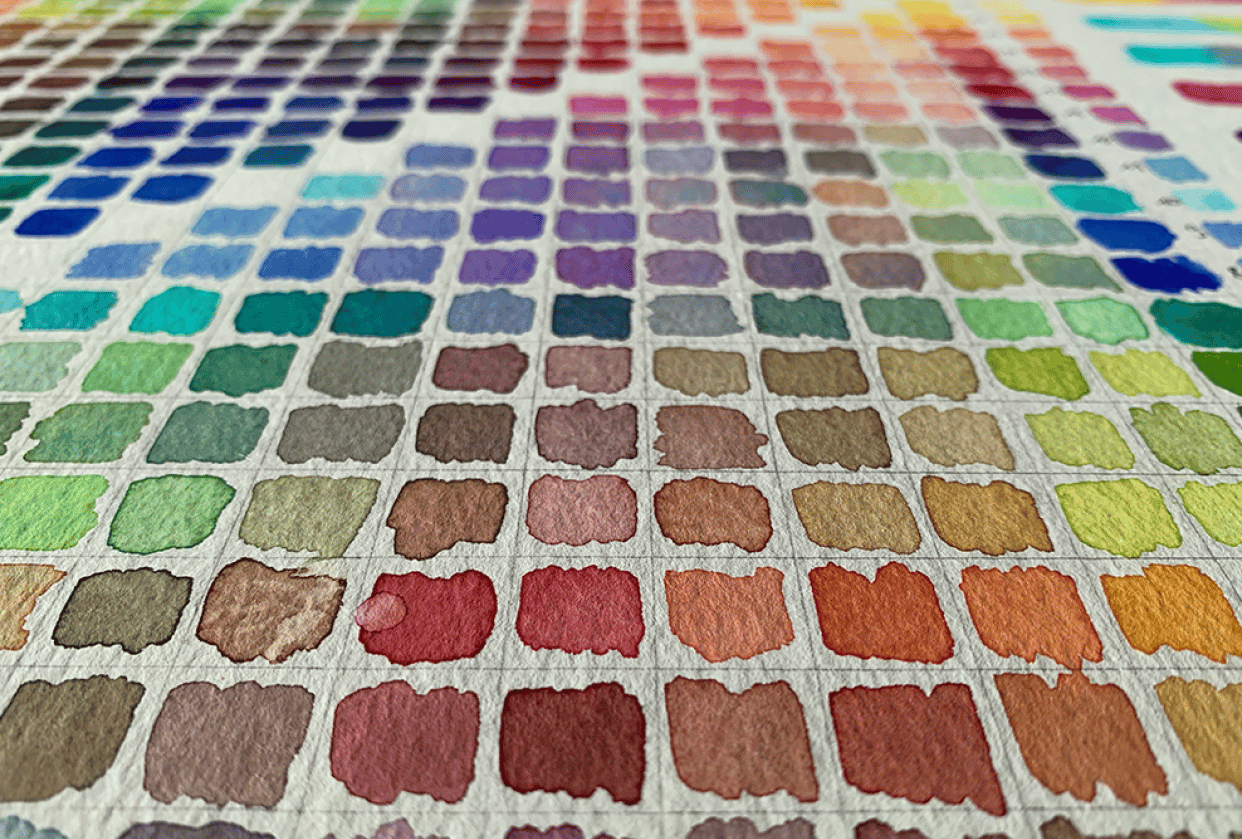 Huge mixing chart | Skillshare Student Project