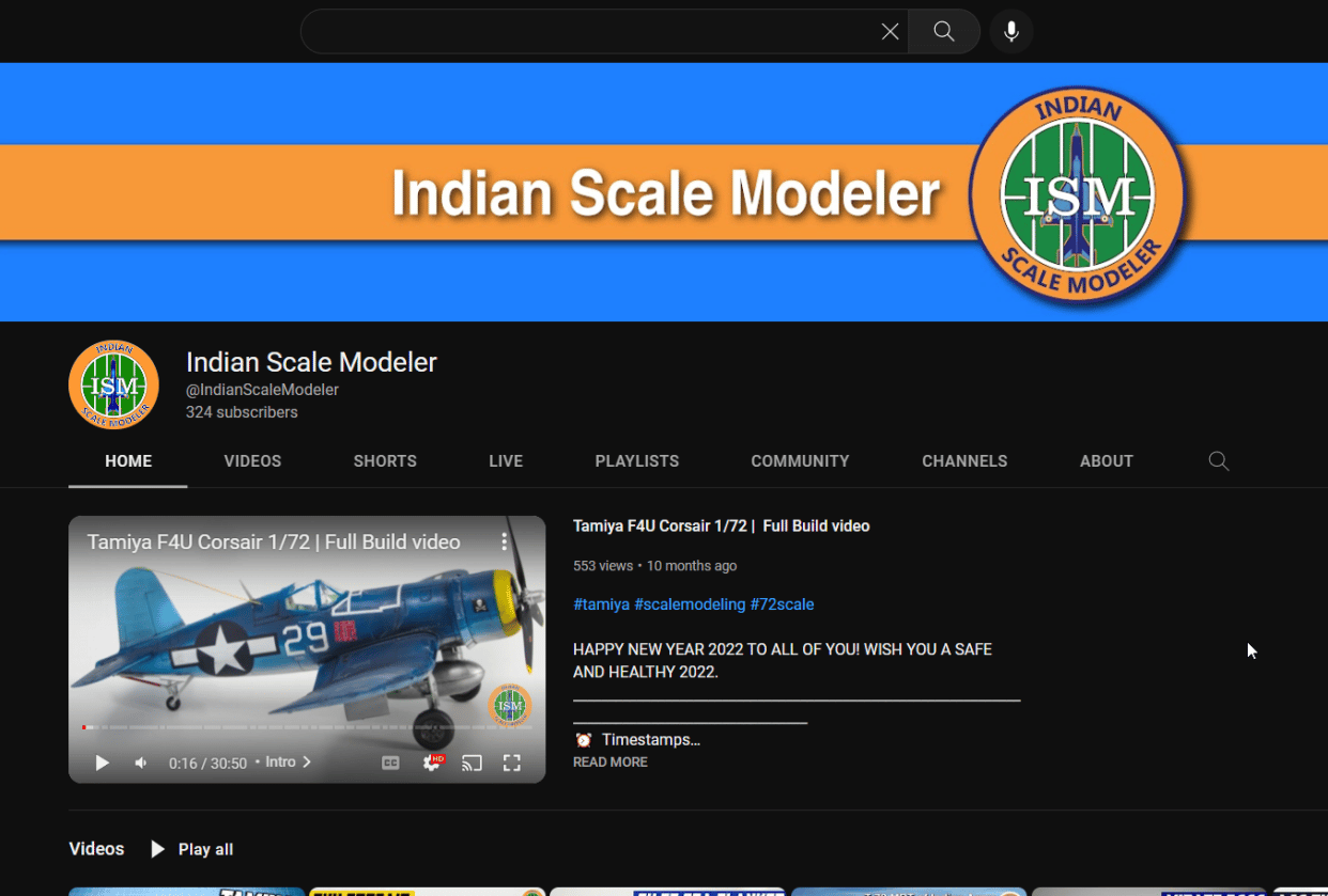 My YouTube Channel - Indian Scale Modeler | Skillshare Student Project