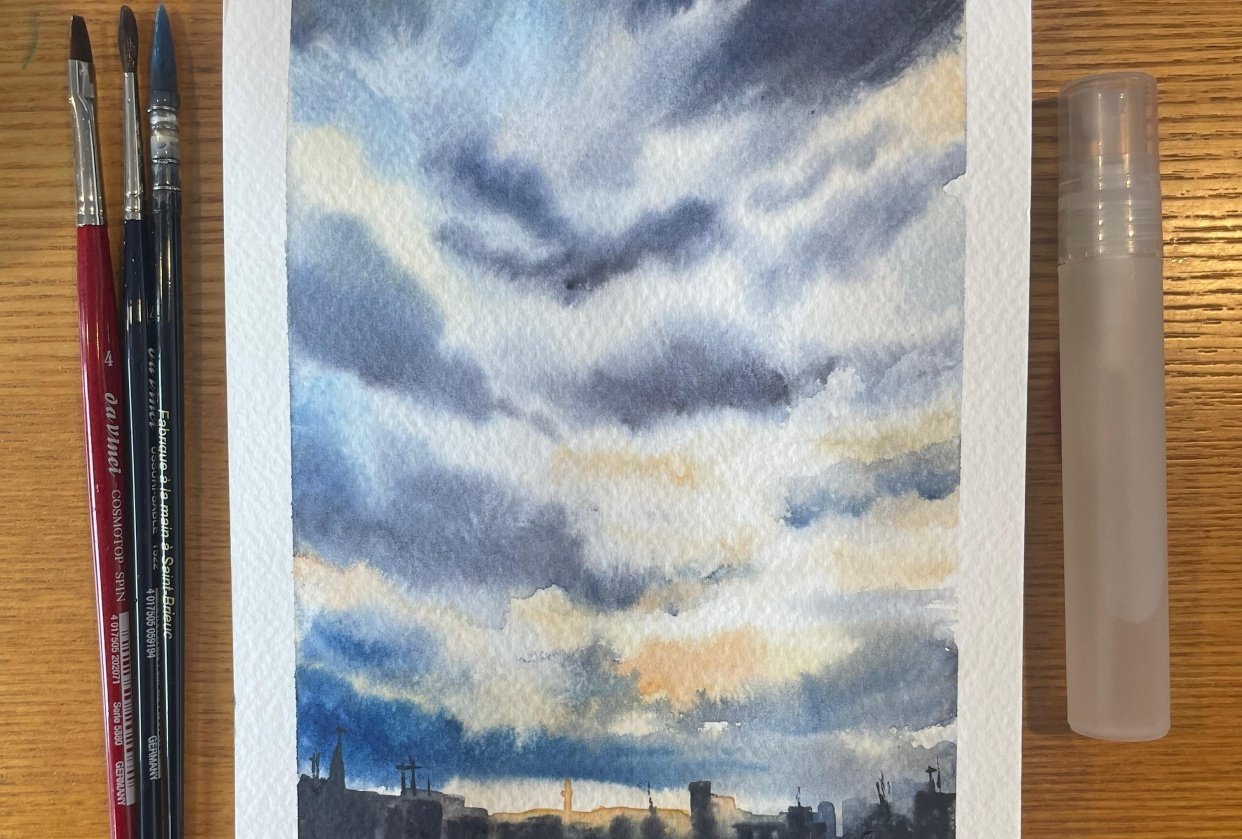 Sunset sky | Skillshare Student Project