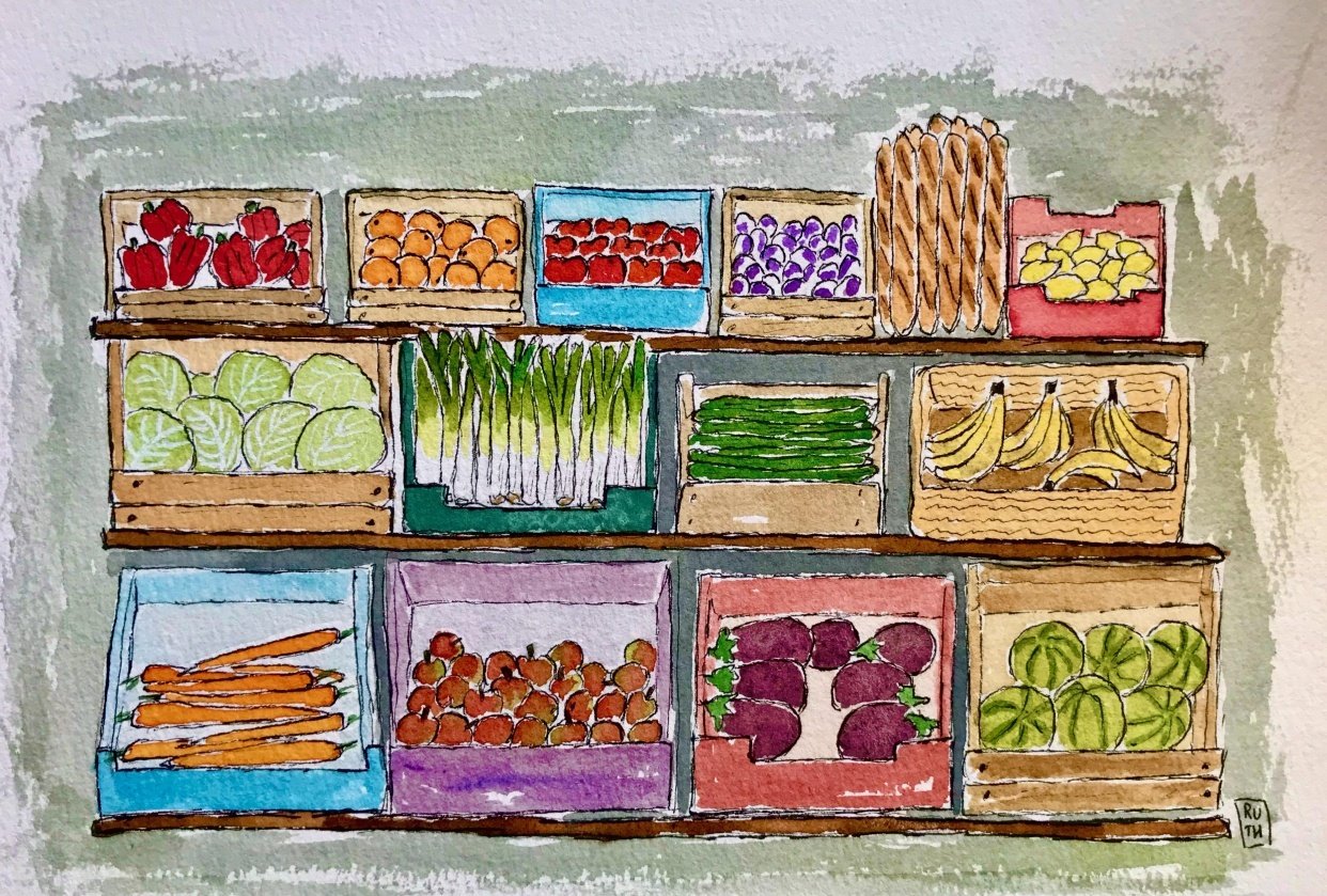 Farmers' Market Stand | Skillshare Student Project