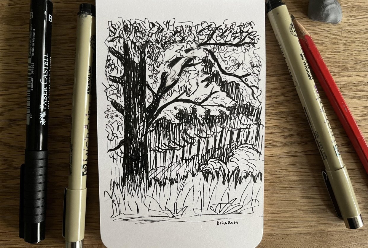 Greenery practice sketches | Skillshare Student Project