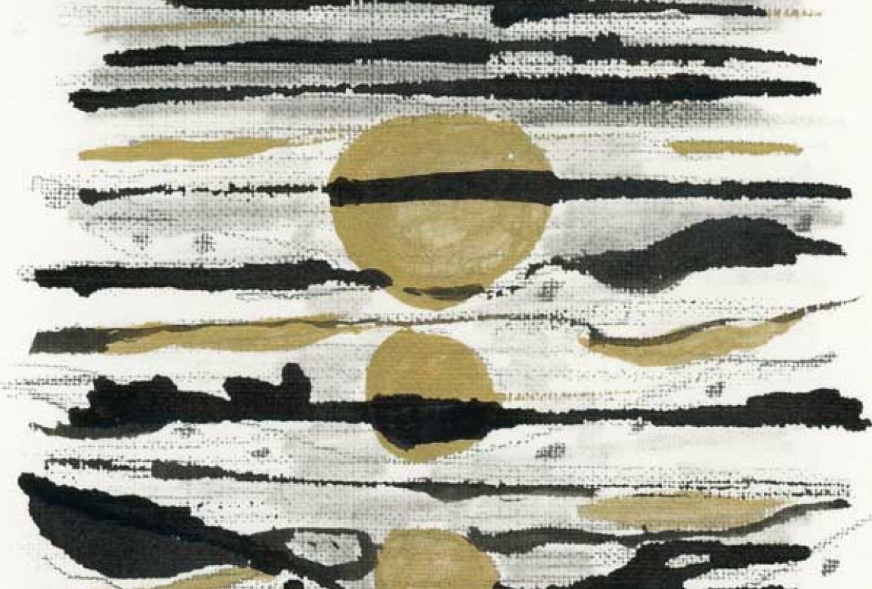 Graphite & Gold Abstracts | Skillshare Student Project