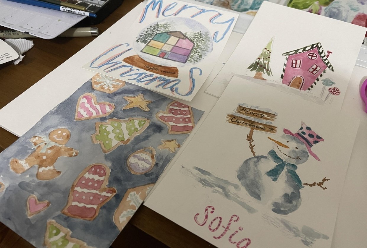 Christmas cards | Skillshare Student Project