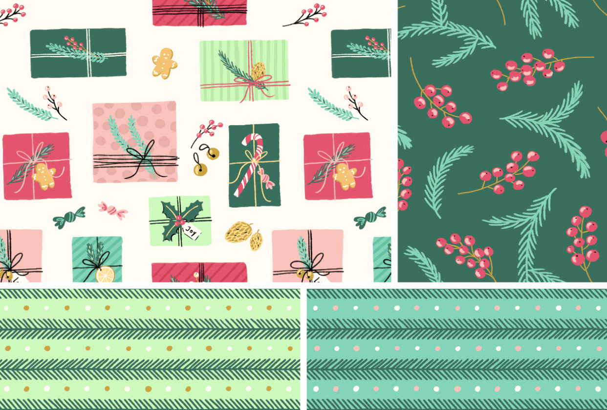 Christmas Mini Collection | Skillshare Student Project