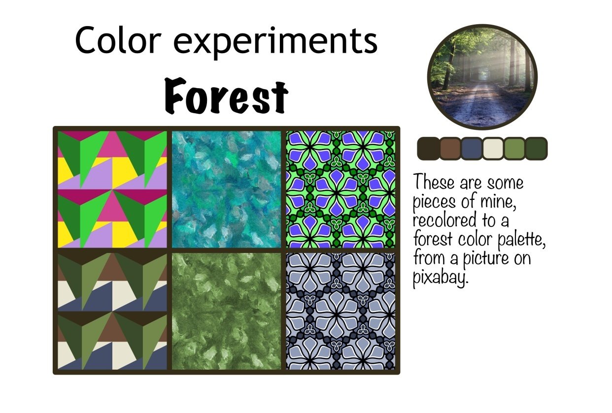 Forest moodboard | Skillshare Student Project