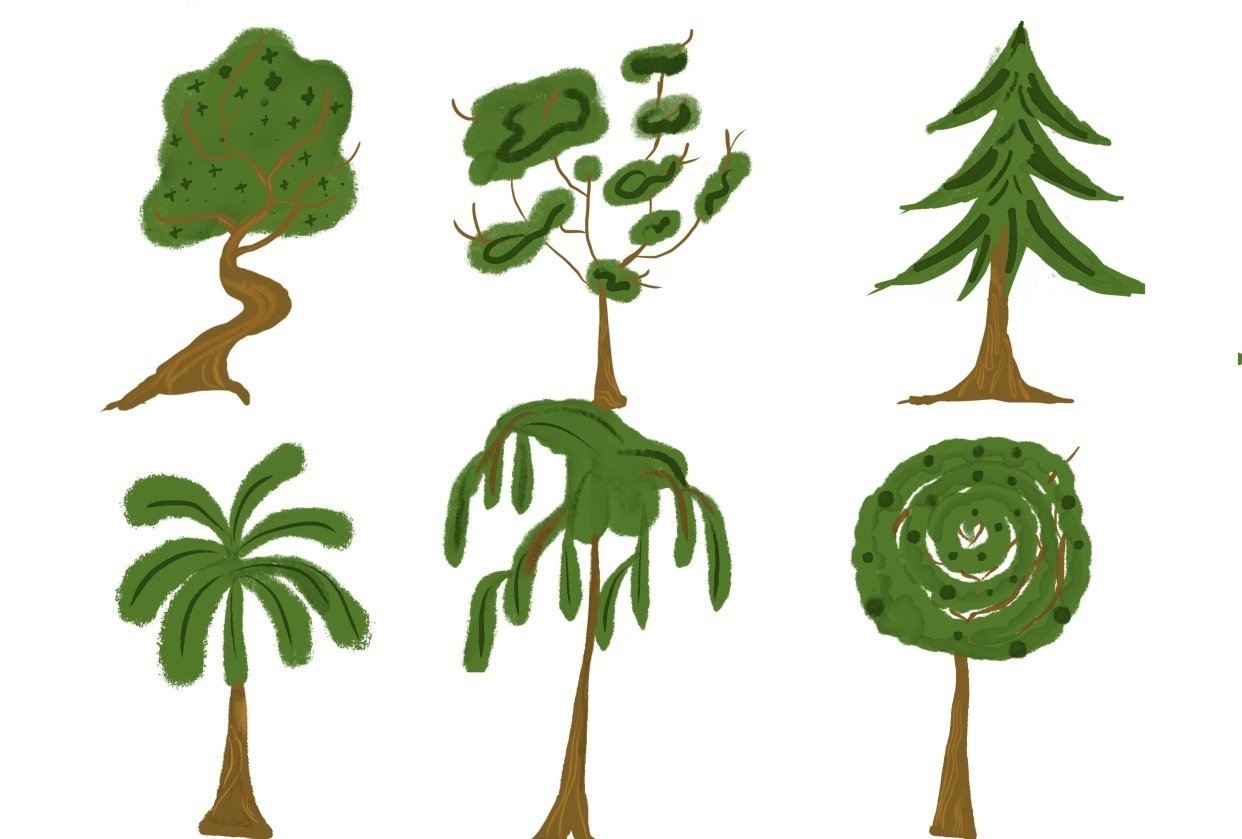 Whimsical trees | Skillshare Student Project